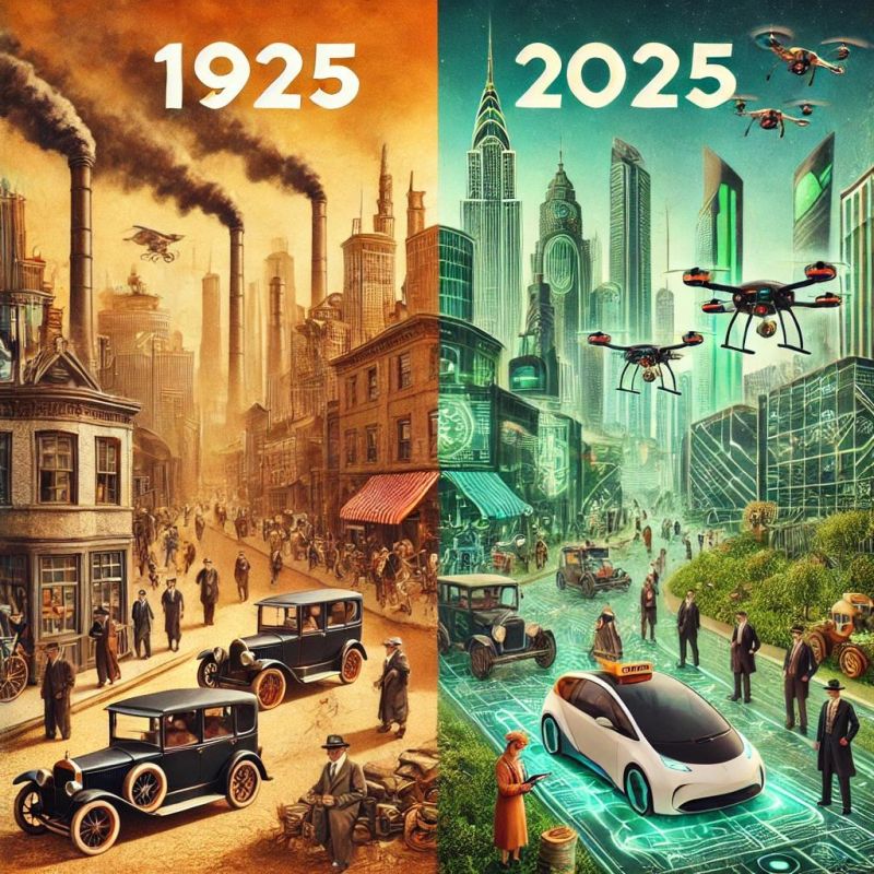 The World of 1925 vs 2025: What Changed in 100 Years